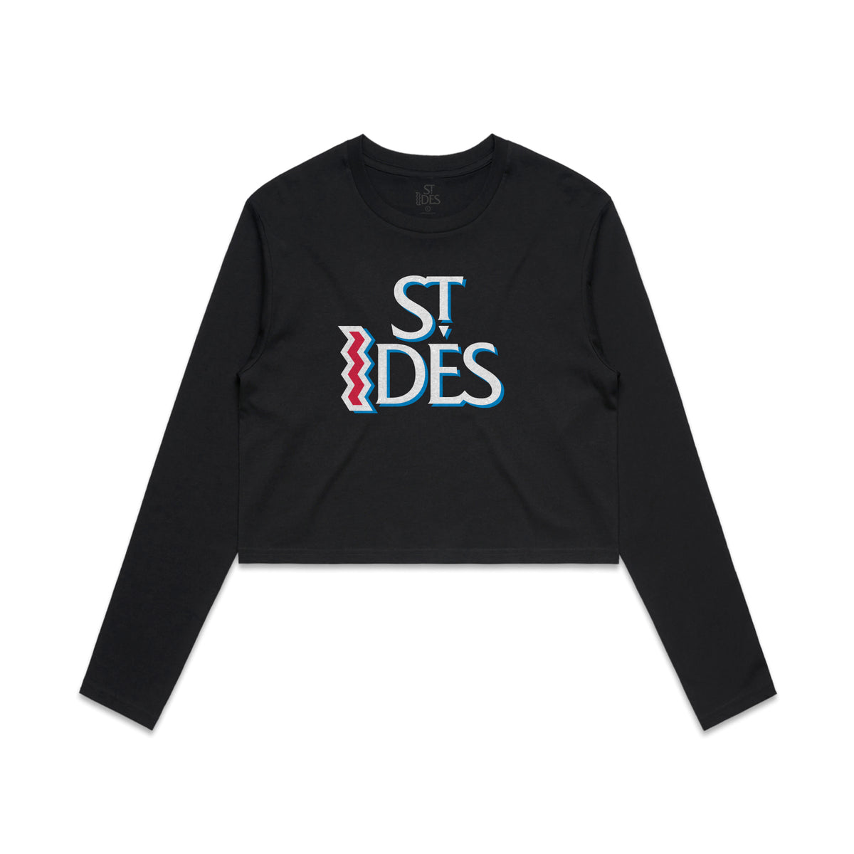 ST IDES Logo Women's Crop Long Sleeve Tee Shirt – ST IDES OFFICIAL